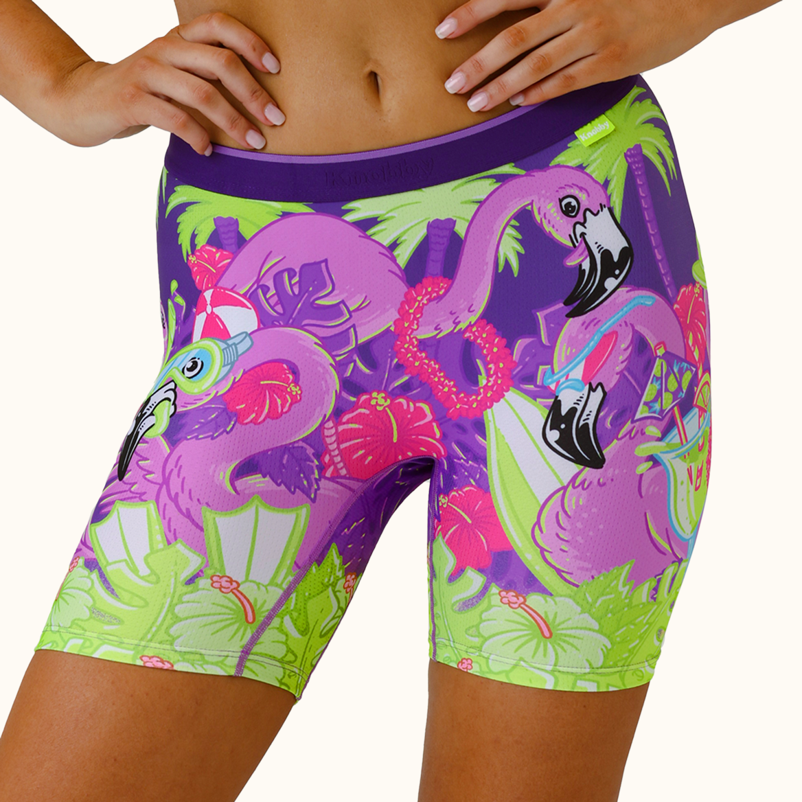 Shop Flamingo-Themed Women's Midi Underwear | Knobby