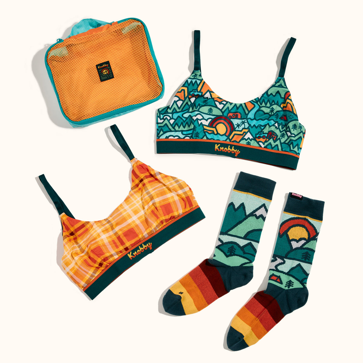 Shop Sunshine Ranch Women's Bralette & Sock Pack by Knobby