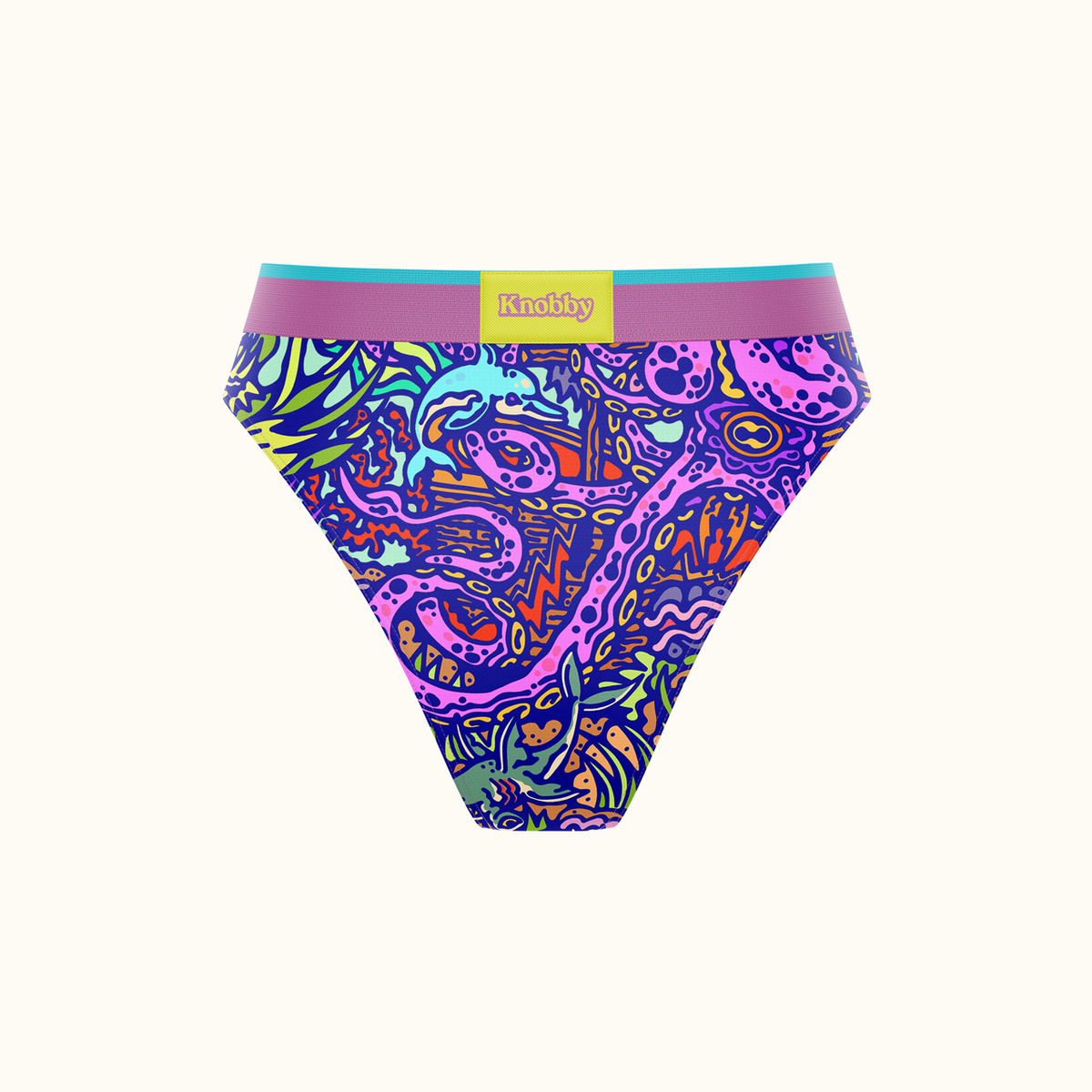 Shop Plunder Down Under Women's High Cut Brazilian Underwear