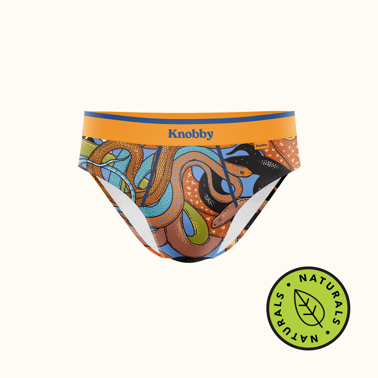 Shop Aussie Snake Print Men’s Brief | Knobby Underwear