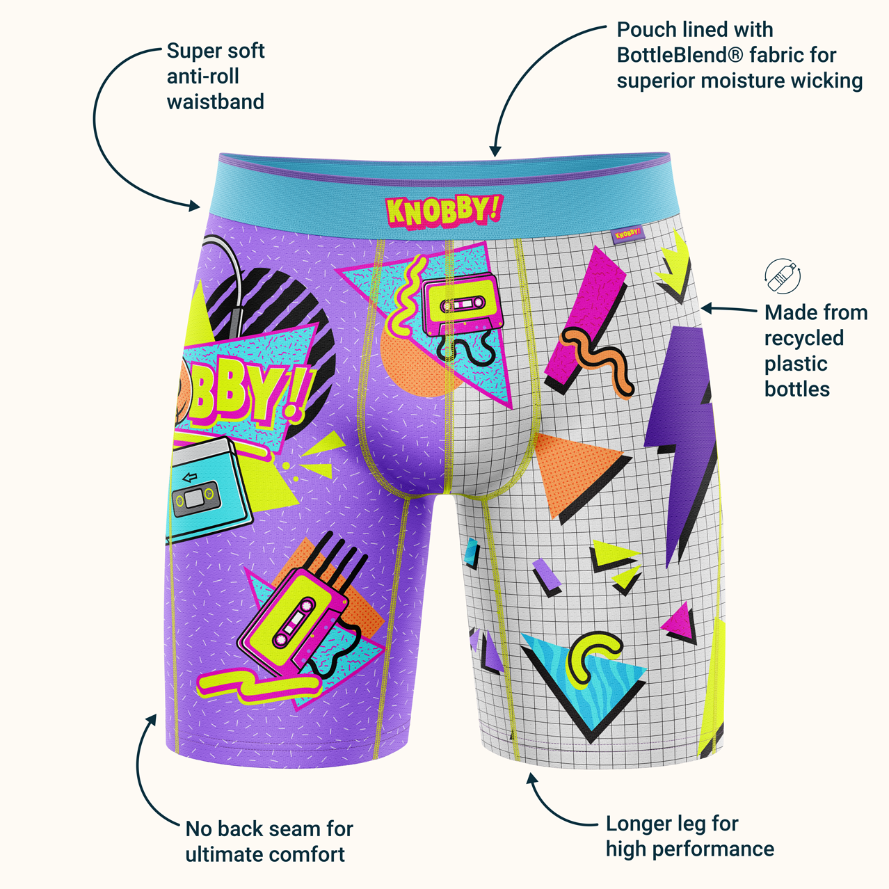 Shop Colour-Changing Long-Leg | Men's Underwear by Knobby