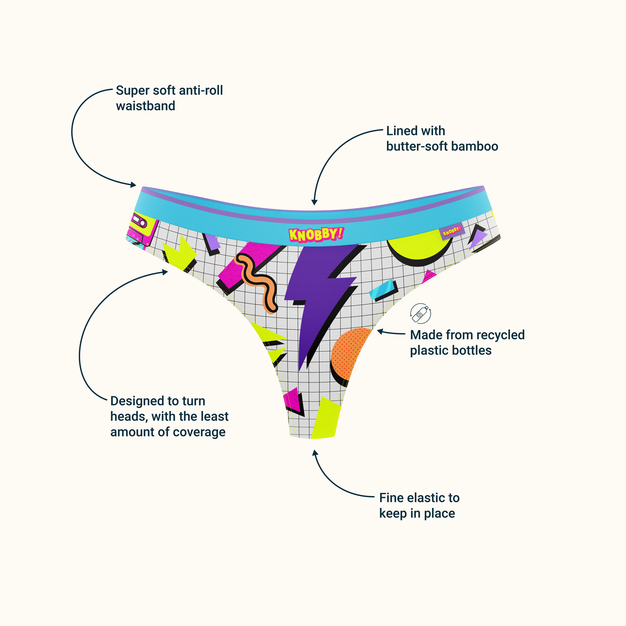 Shop Colour-Changing G-String | Women’s Underwear by Knobby