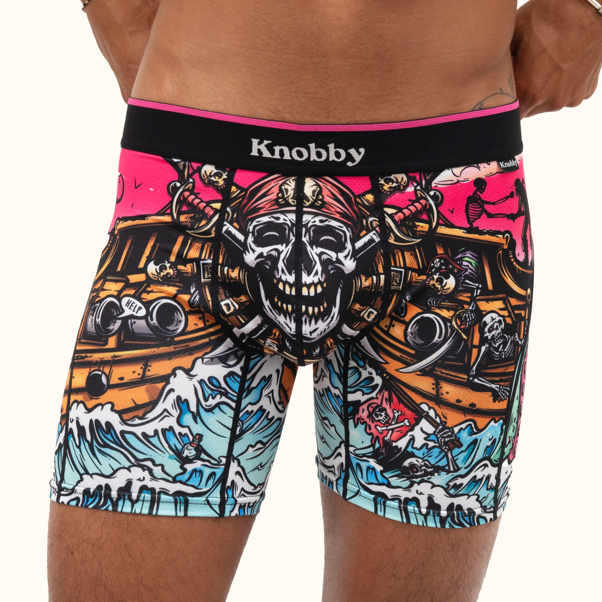 Shop Schmoozin’ The Seas Men's Trunk & Sock Pack | Knobby Underwear