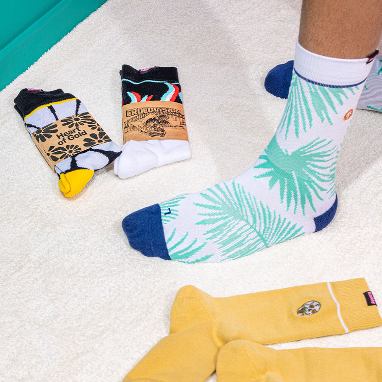Buy Bamboo Crew Socks For Men & Women | Vibrant Style, Cool Comfort